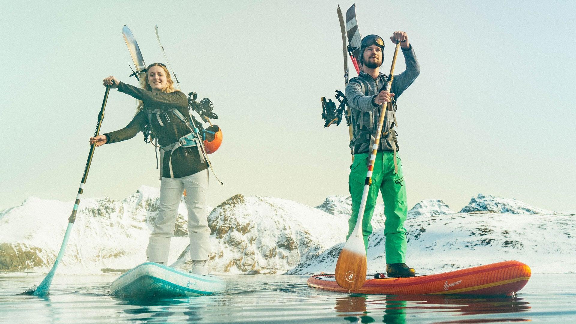 Enjoying SUP in the Winter